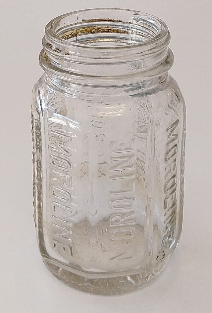 Vintage Glass Moroline Bottle – Starboard Home
