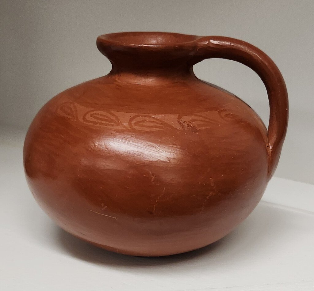 Hand-Thrown Pottery Jar with Handle – Starboard Home