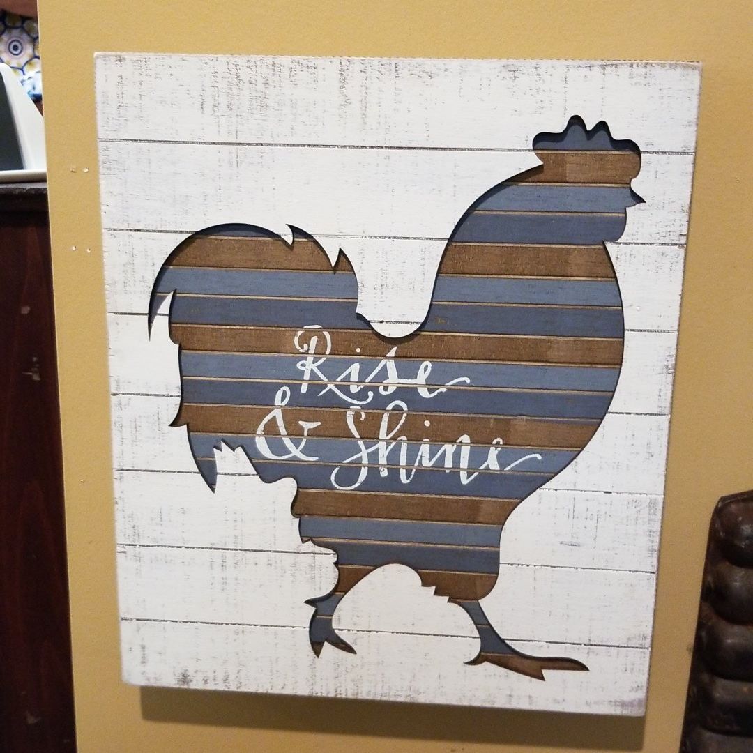NEW Slat Box Sign - Rise and Shine - 38582 – Starboard Home