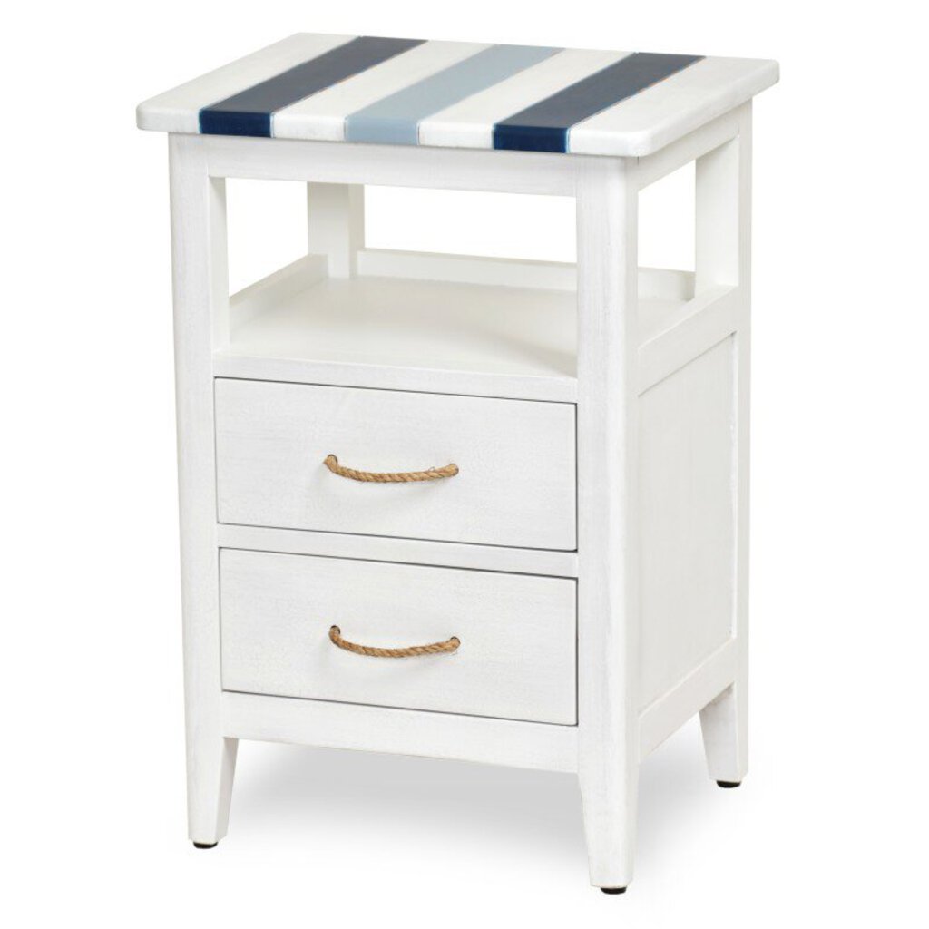 NEW Nantucket Nantucket Nightstand / Storage Cabinet *NS – Starboard Home