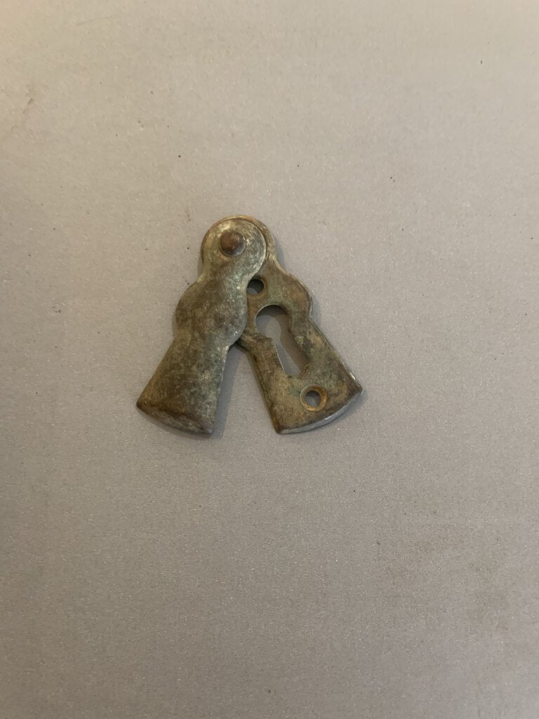 Vintage Keyhole Lock Escutcheon Swing Swivel Plate – Starboard Home