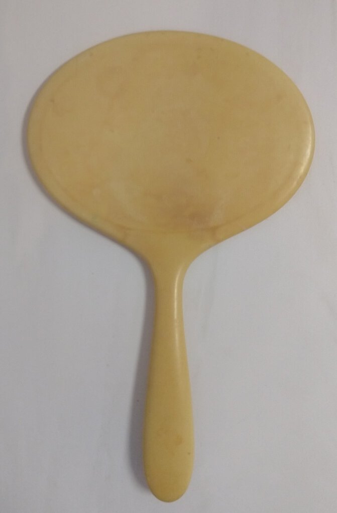 Vintage Hand Mirror - Ivory Py-Ra-Lin – Starboard Home